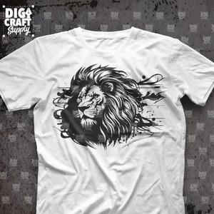 Lion Head Svg, Jungle King Cutfile, Wild Animal Clipart, Wilderness ...