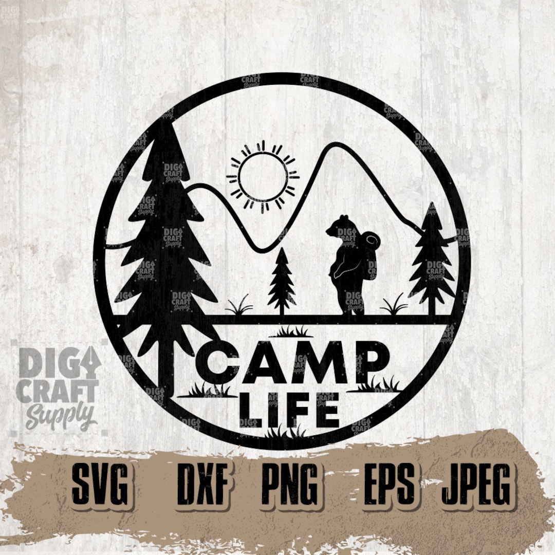 Camp Life Svg 2, Camp Shirt Svg, Camp Cutting Files, Camp Digital ...