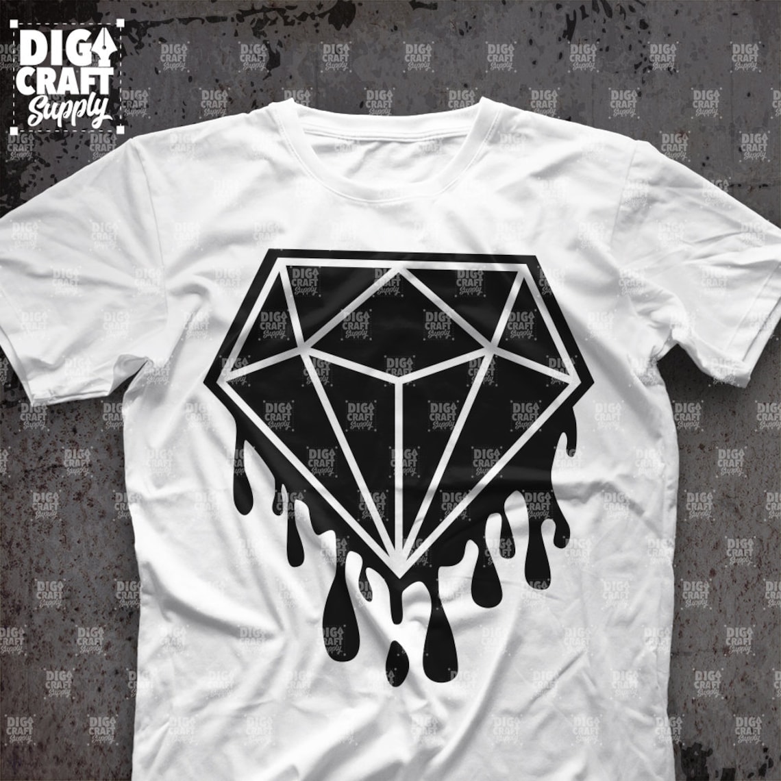 4 Diamond Dripping SVG Bundle Diamond Svg Diamond Clipart | Etsy Canada