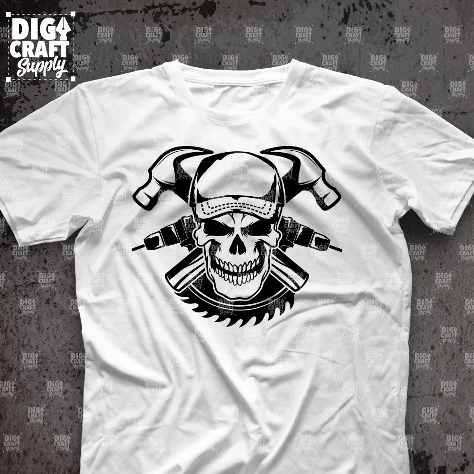 Carpenter Skull Svg, Carpenter Svg, Carpenter Png, Skull Svg, Skull Png ...