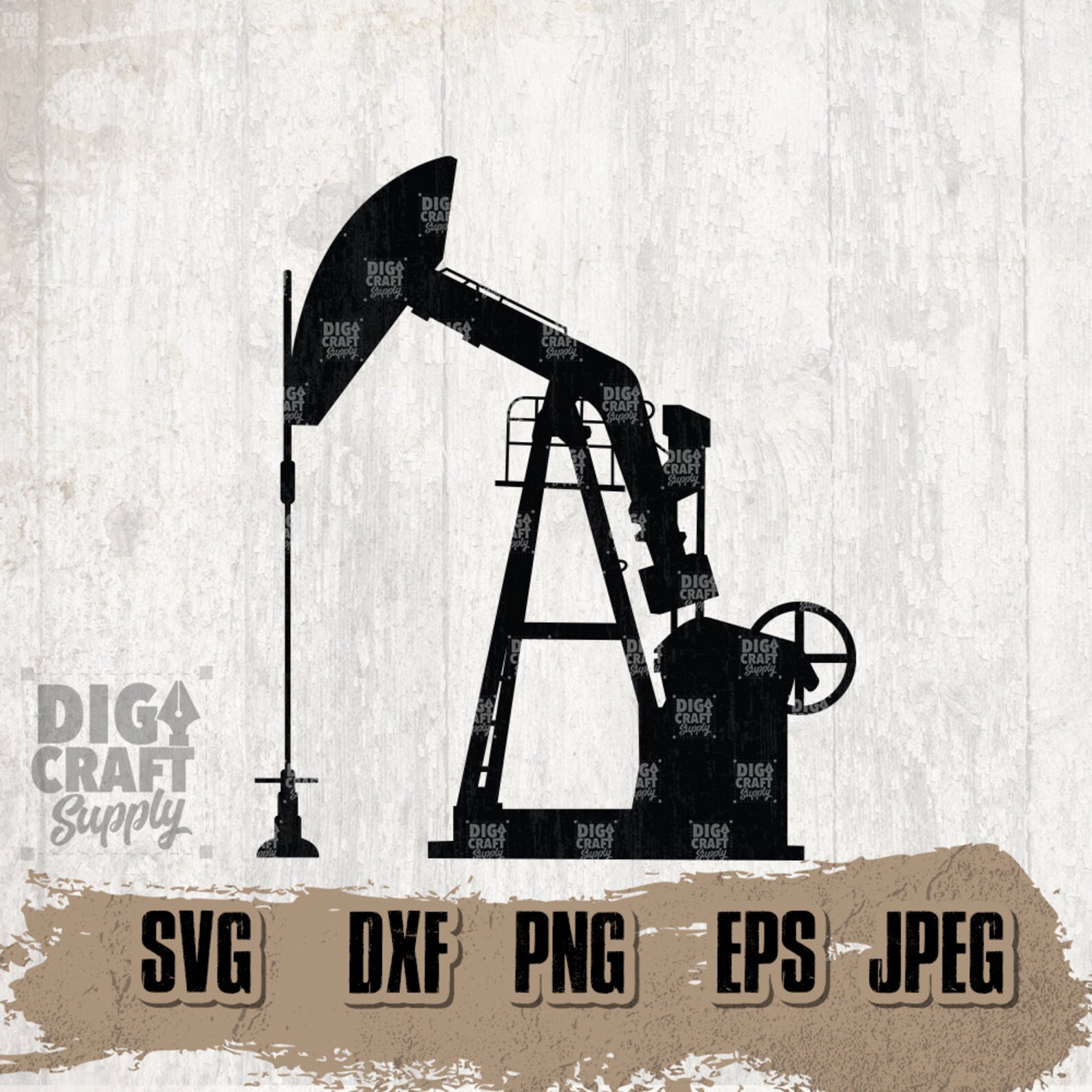Oil Rig Svg 3, Oil Rig Png, Oil Rig Clipart, Oil Rig Cutfile, Instant ...