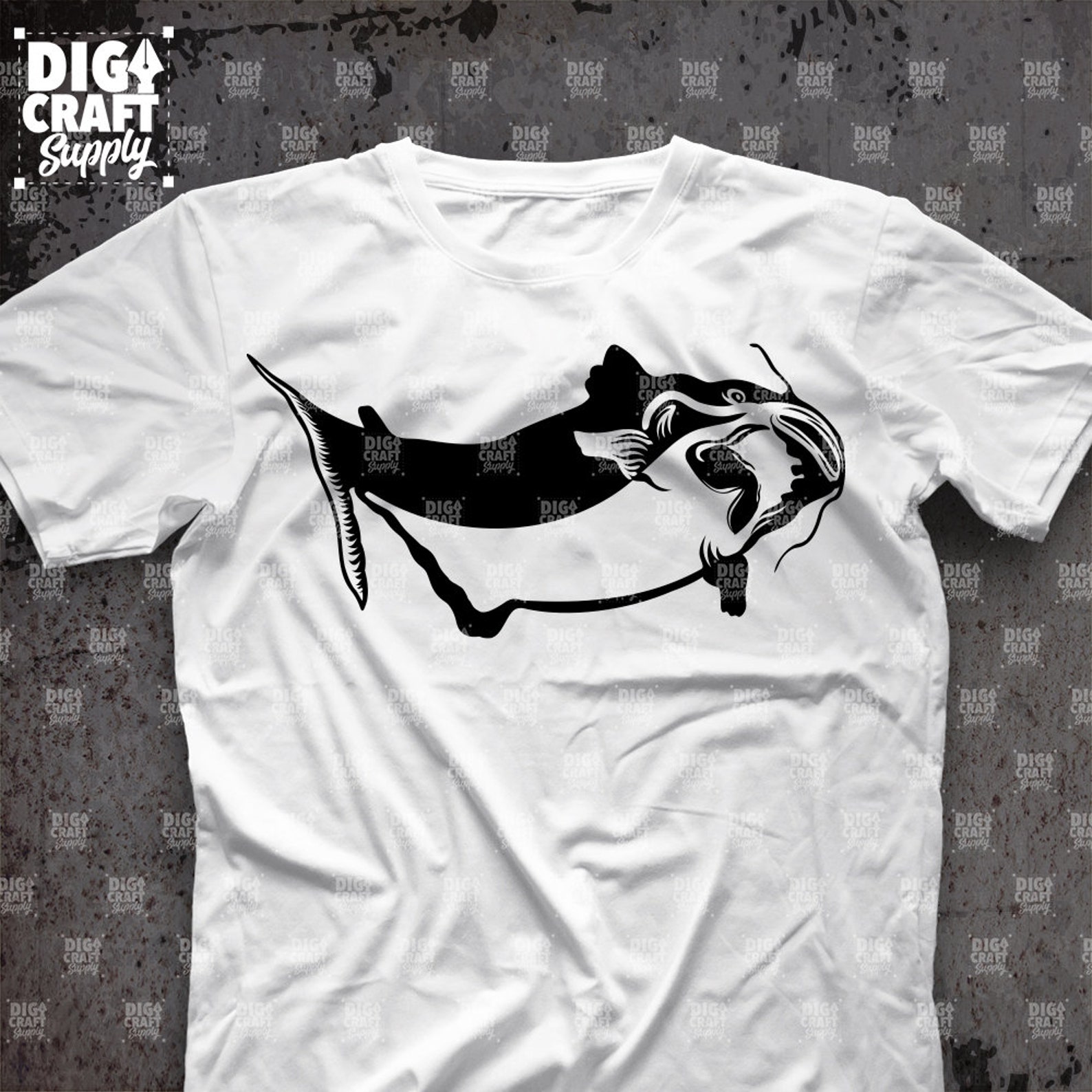 Cat Fish SVG Bundle Cat Fish Clipart Cat Fish Cutfile Cat | Etsy