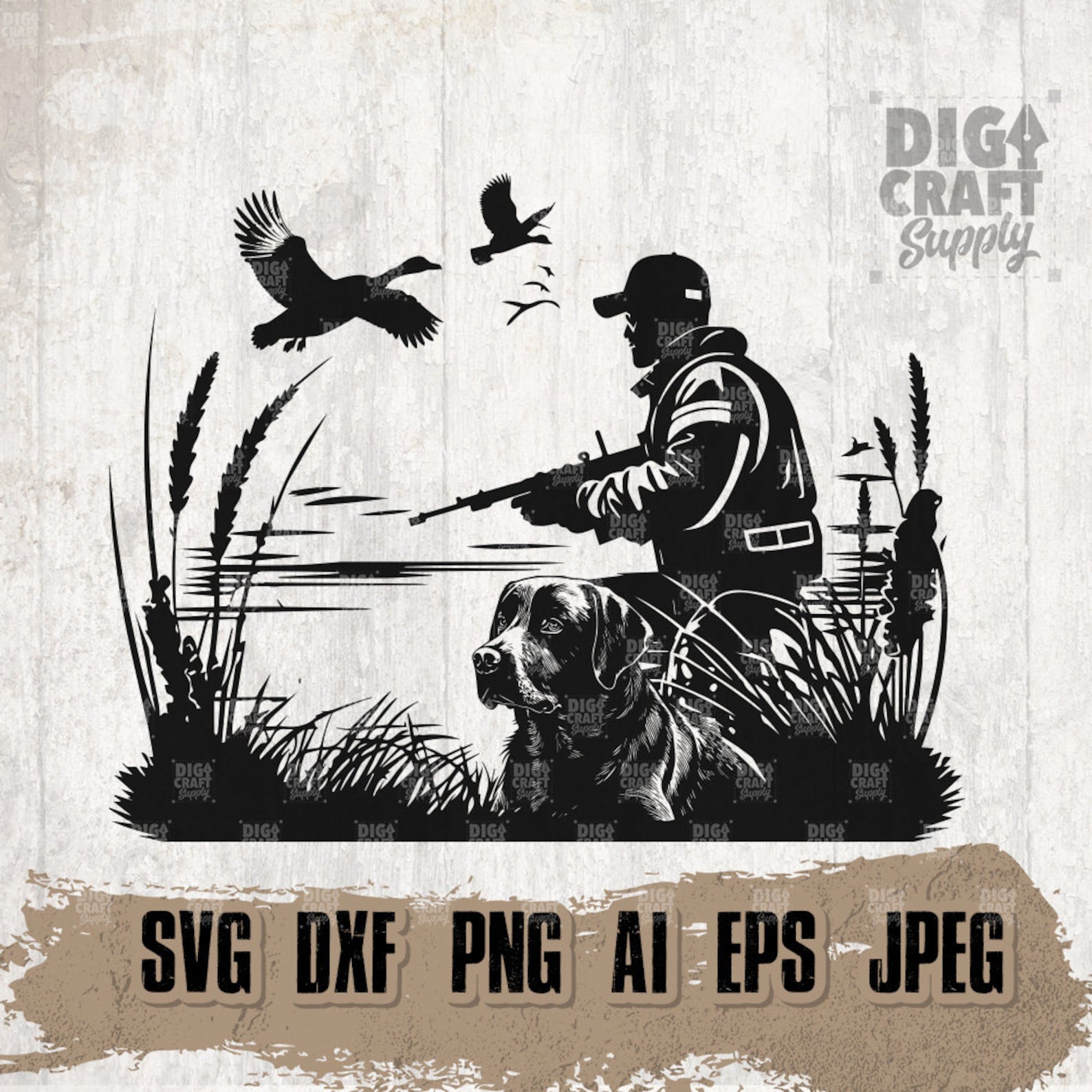 Duck Hunting Svg Hunter Dad Clipart Waterfowl Cutfile - Etsy