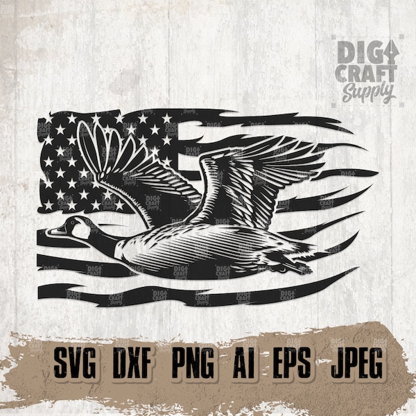 Geese Hunting Svg - Etsy