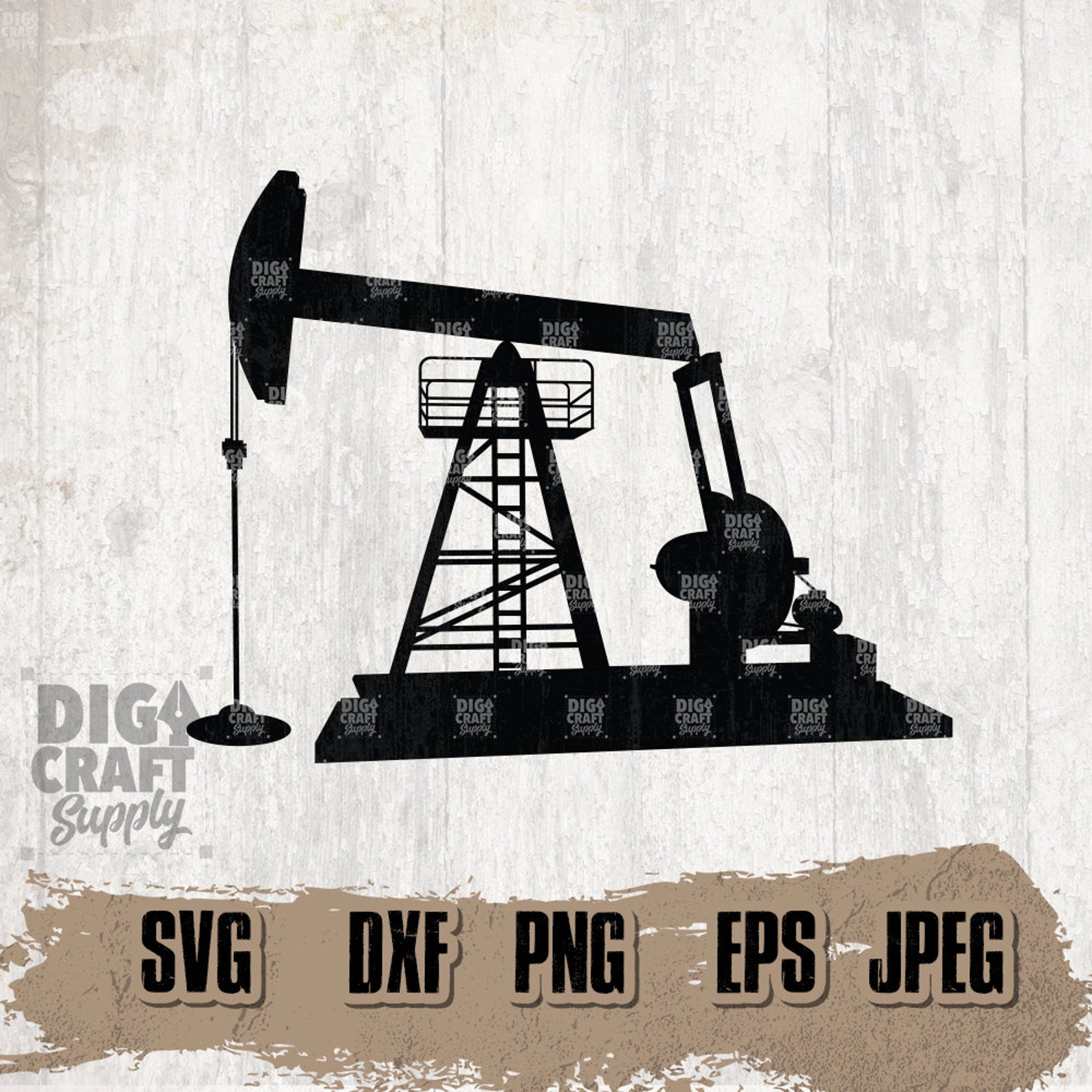 Oil Rig Svg 4 Oil Rig Png Oil Rig Clipart Oil Rig Cutfile - Etsy