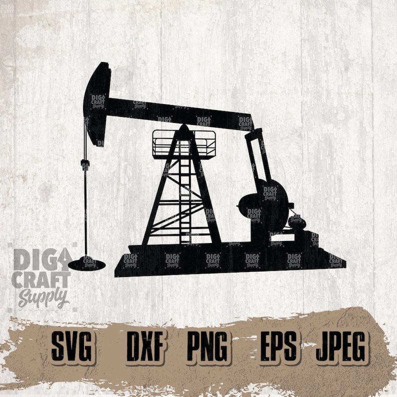 Oil Rig Svg 4, Oil Rig Png, Oil Rig Clipart, Oil Rig Cutfile, Instant ...