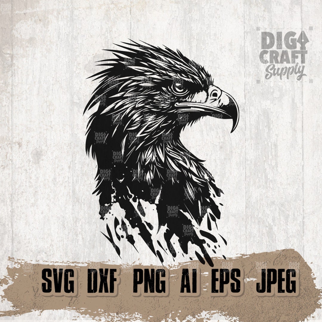 Ealge Svg, Flying Animal Cutfile, Big Bird Stencil, Wild Life Shirt Png ...
