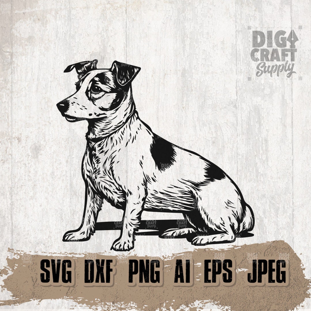 Jack Russell Terrier Svg, Dog Lover Shirt Png, Cute Puppy Clipart ...