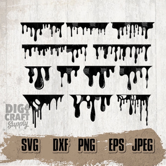 12 Dripping Ink Svg Ink Svg Dripping Svg Drip Ink Svg - Etsy UK