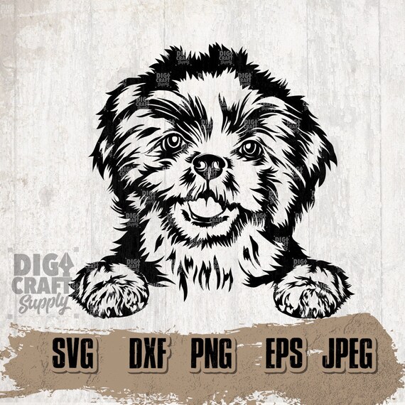 Shih Tzu Stencil