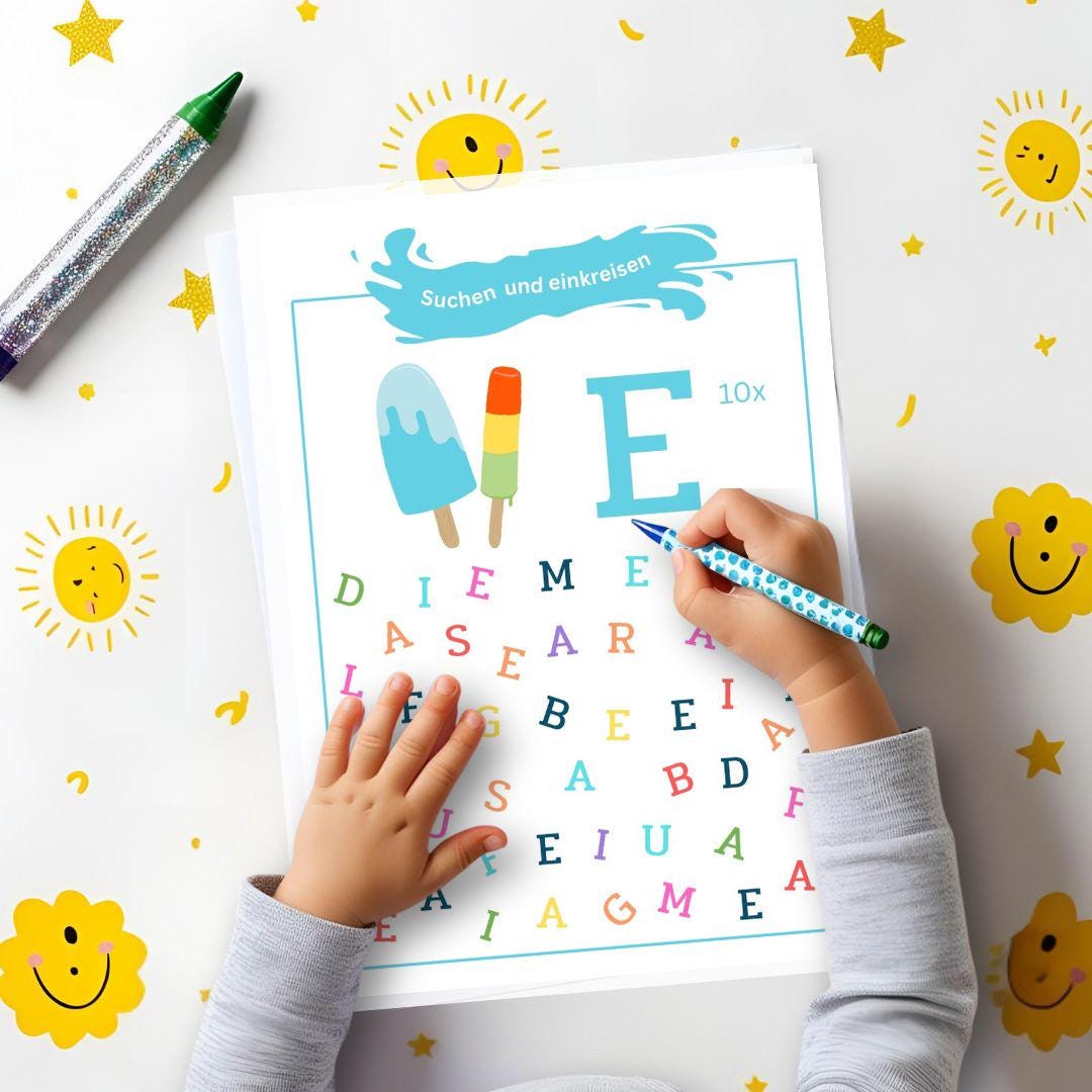 Find & Circle Letters | Alphabet Game | Preschool Kindergarten | Learn ...