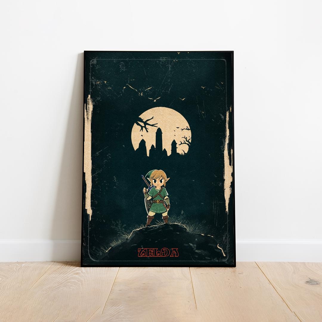 Zelda Poster, Zelda Print, Zelda Gift, A1, A2, A3, A4, A5, Comic Book ...