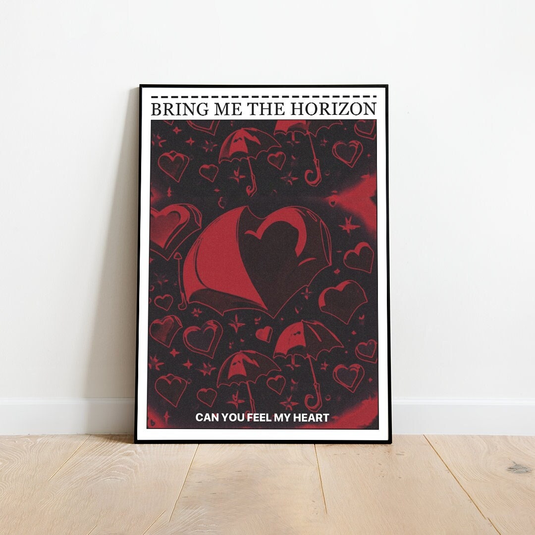 Bring Me the Horizon Poster, BMTH Print, Rock Poster, Metal Poster ...