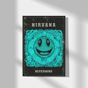 Nirvana Poster kurt Cobain Poster Dave Grohl Nevermind Poster A3/A4/A5 ...