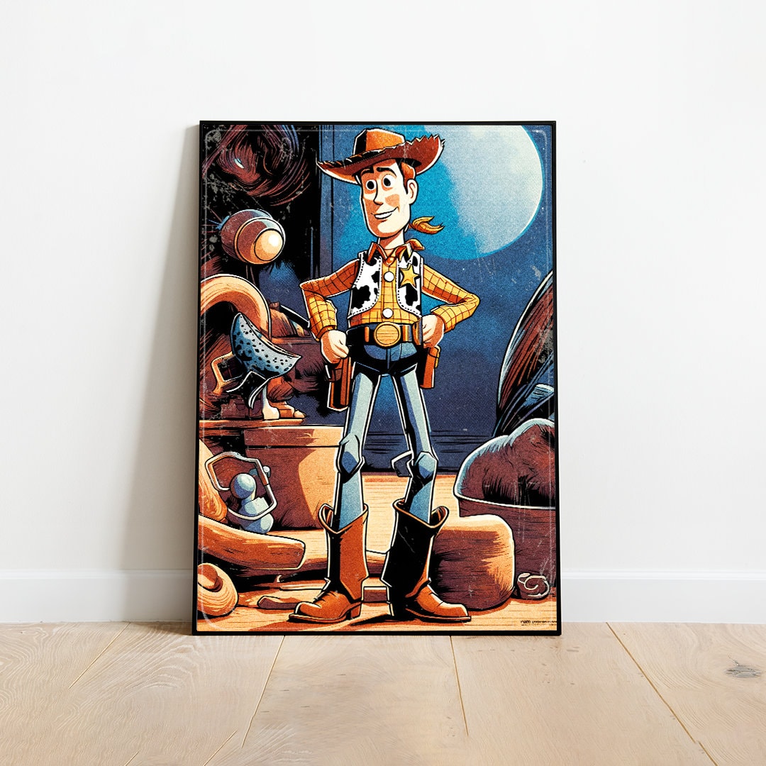 Woody Poster,woody Print, Toy Story Poster, Toy Story Print A3, A4, A5 ...