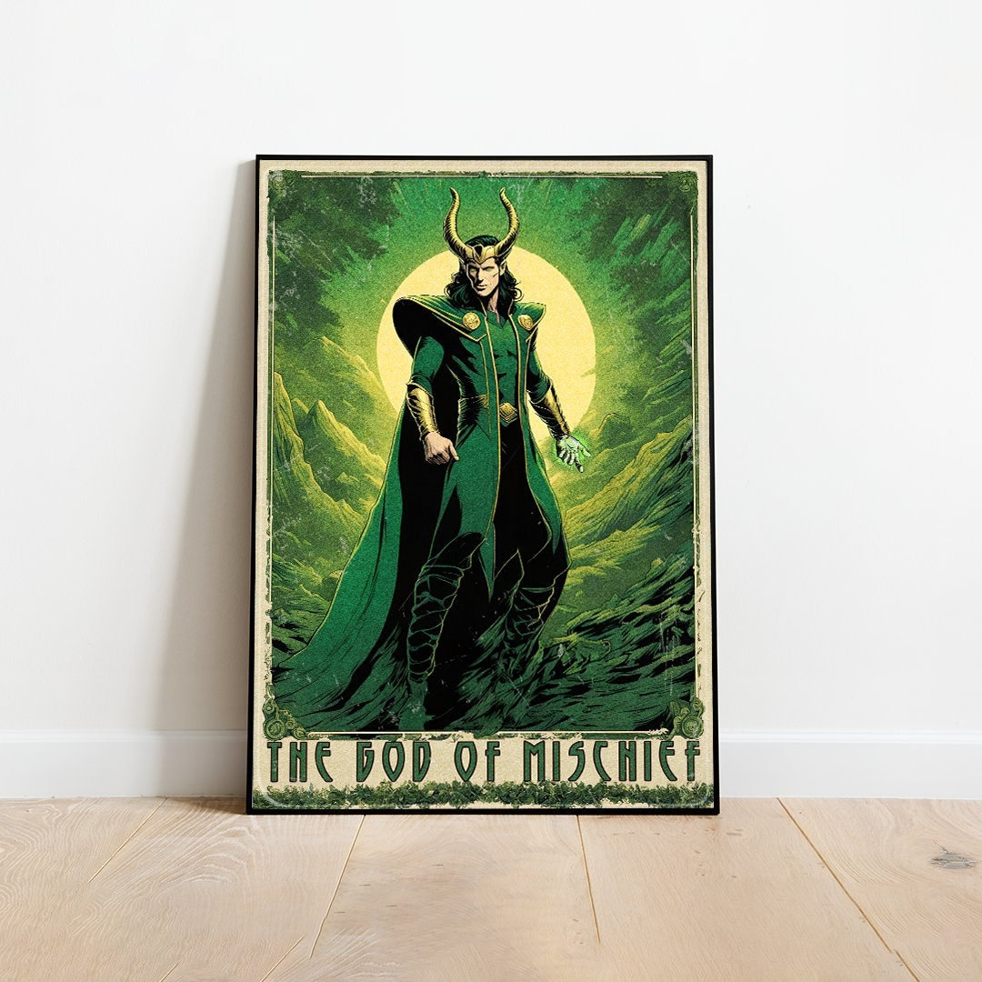 Loki Poster Avengers Poster Superhero Poster A3 A4 A5 - Etsy