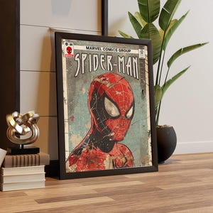 Spiderman Poster, Avengers Poster, Superhero Poster, A3, A4, A5, Comic ...