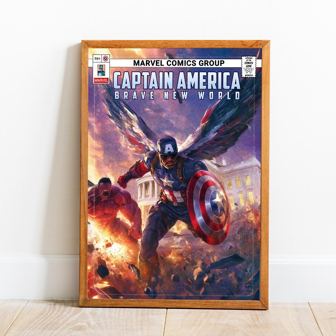 Captain America Poster, Avengers Poster, Superhero Poster, A3, A4, A5 ...