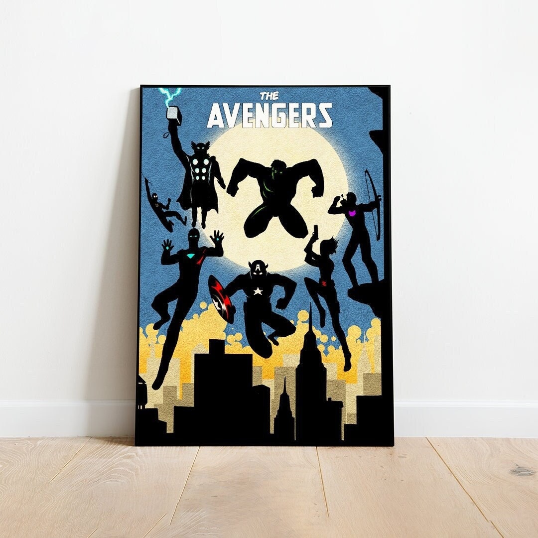 Marvel Comic Book Poster the Avengers Movie A3/A4/A5 High Quality Print ...