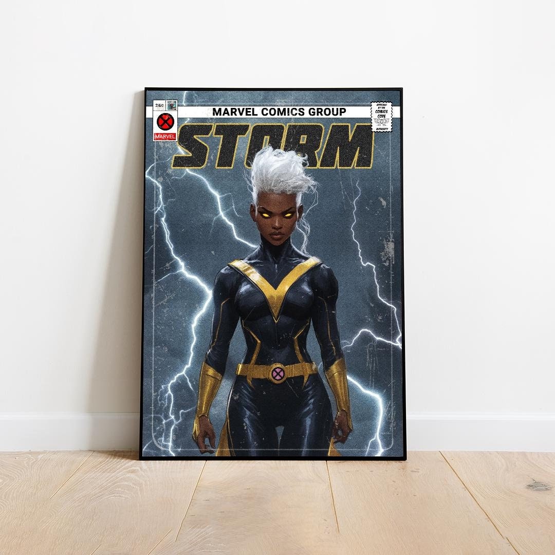 Storm Poster, X-men Poster, Avengers Poster, Superhero Poster, A3, A4 ...
