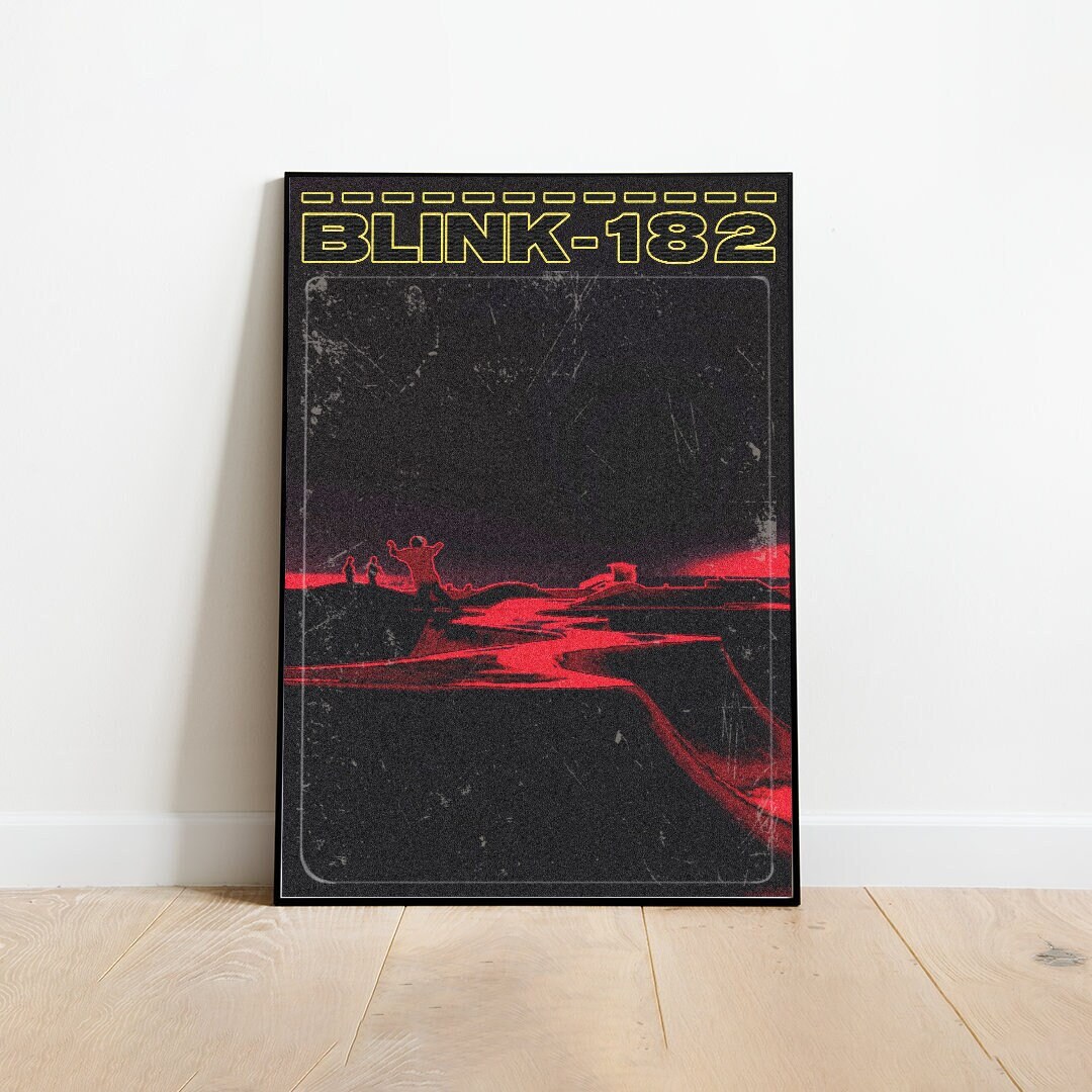 Blink-182 Poster, Blink-182 Print, Blink-182 Album Poster, Music Print ...