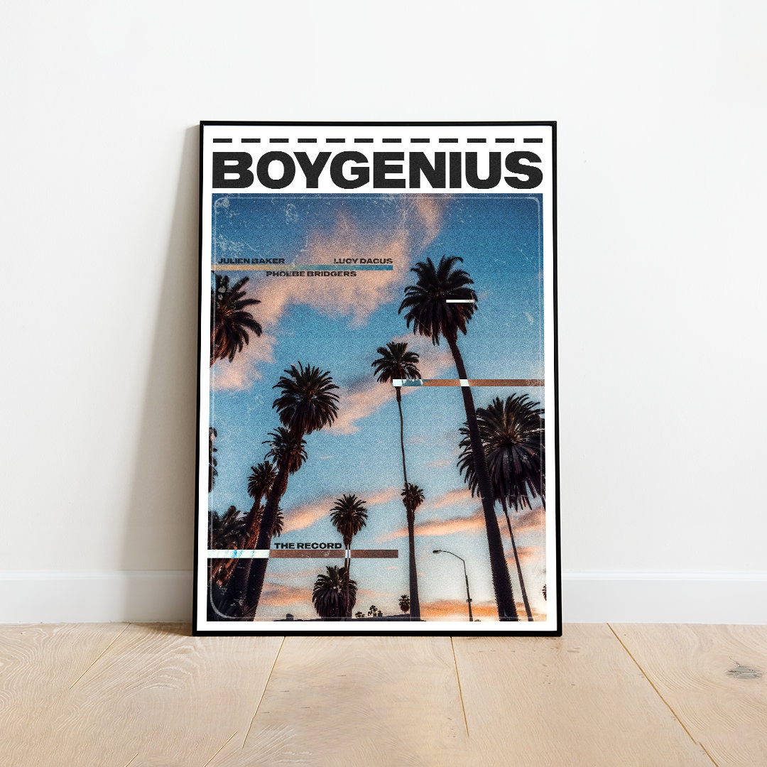 Boygenius Poster Boygenius Album Poster the Record Boygenius Music ...