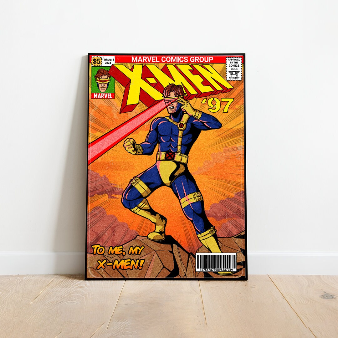 Cyclops Poster, X-men Poster, Avengers Poster, Superhero Poster, A3, A4 ...