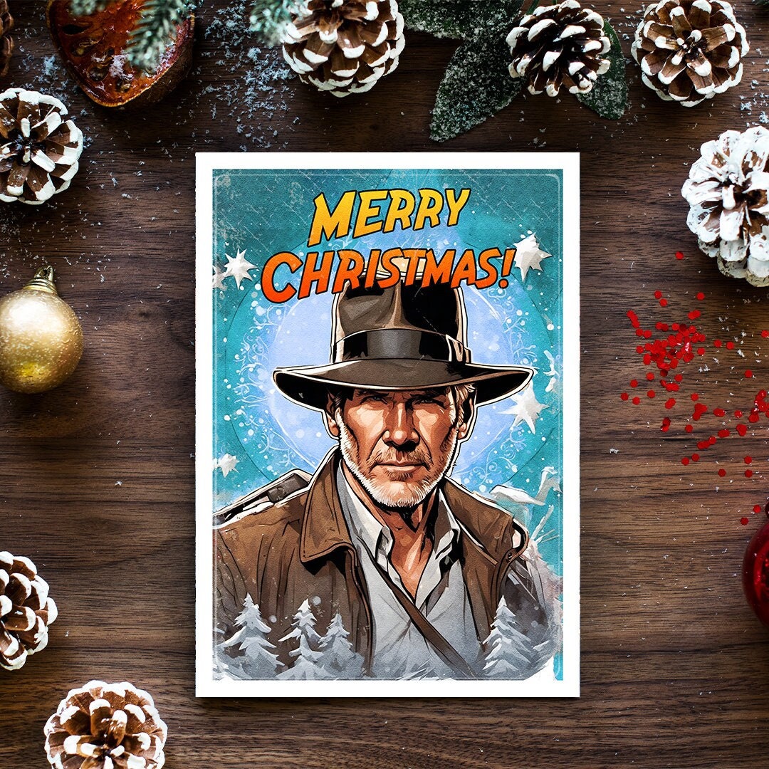 Indiana Jones Christmas Card Indiana Jones Indiana Jones Christmas Card ...