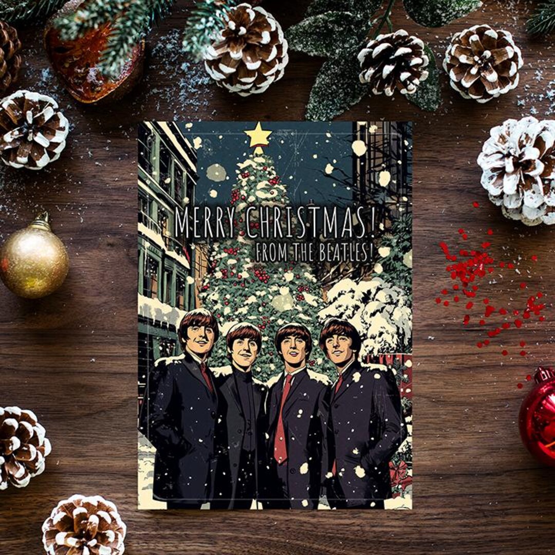 Beatles Christmas Card the Beatles Beatles Gift the Beatles Christmas ...