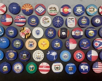 State Flag Magnets - Etsy