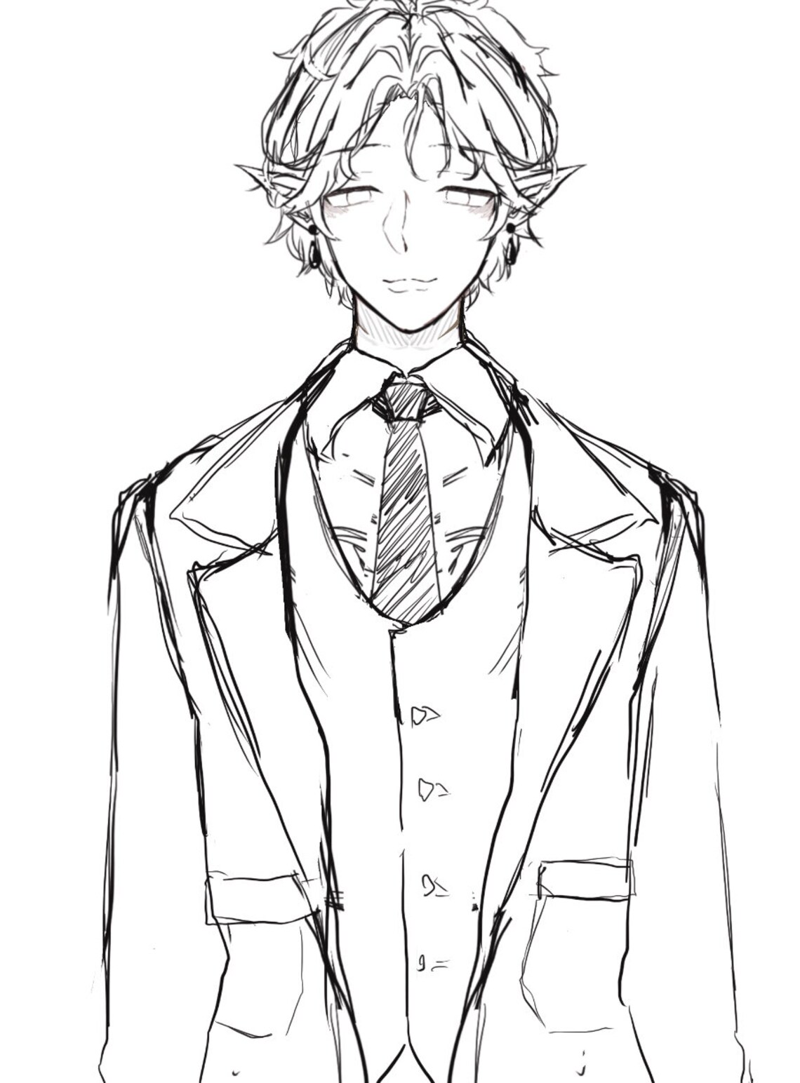 CLOSED // Vtuber Art / Model drawing | Etsy