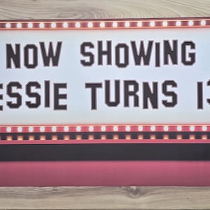 Personalised Hollywood Birthday Banner | Movie Theme Party Decoration ...