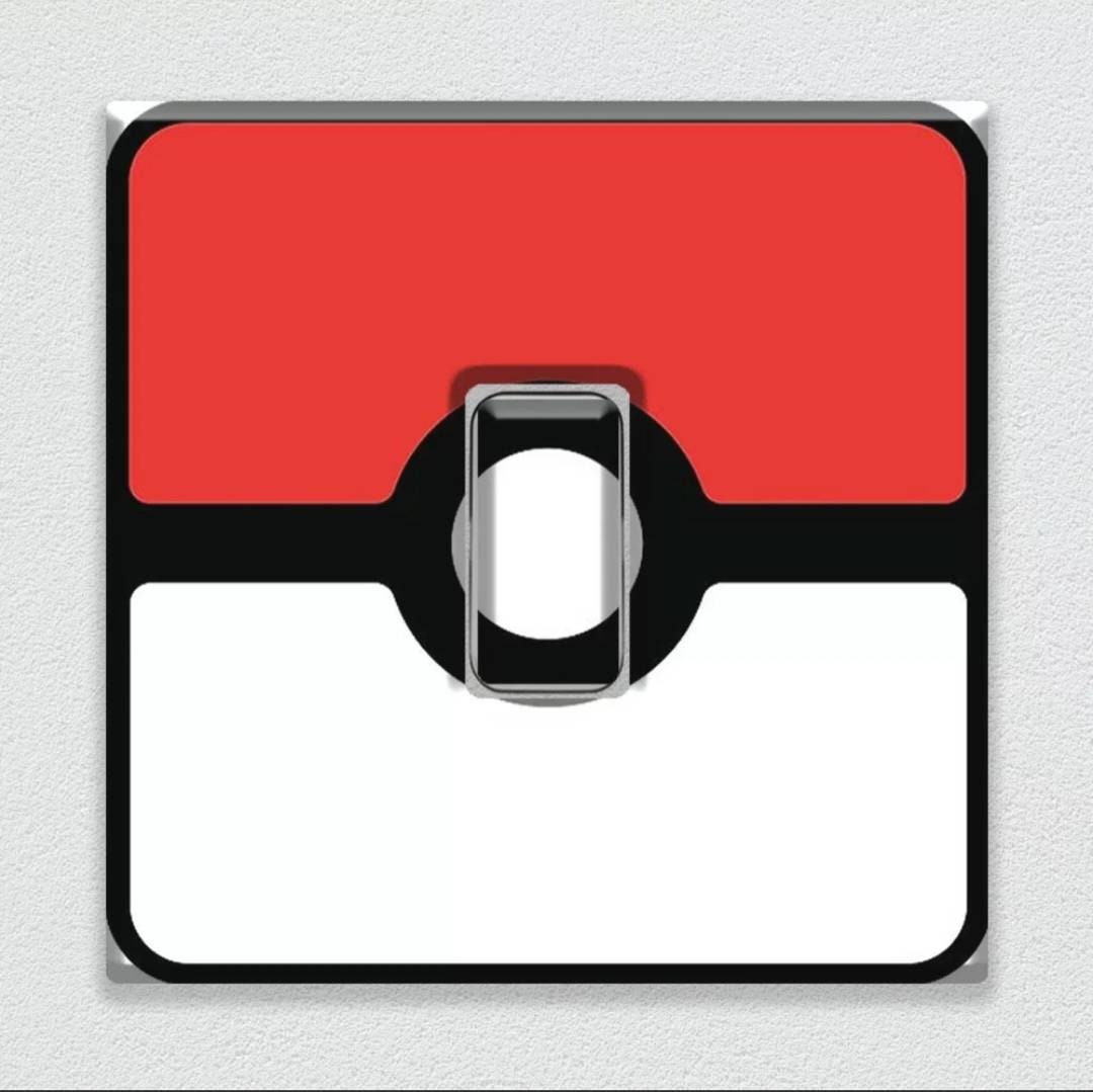Pokemon Pokeball Light Switch Sticker UK - Etsy