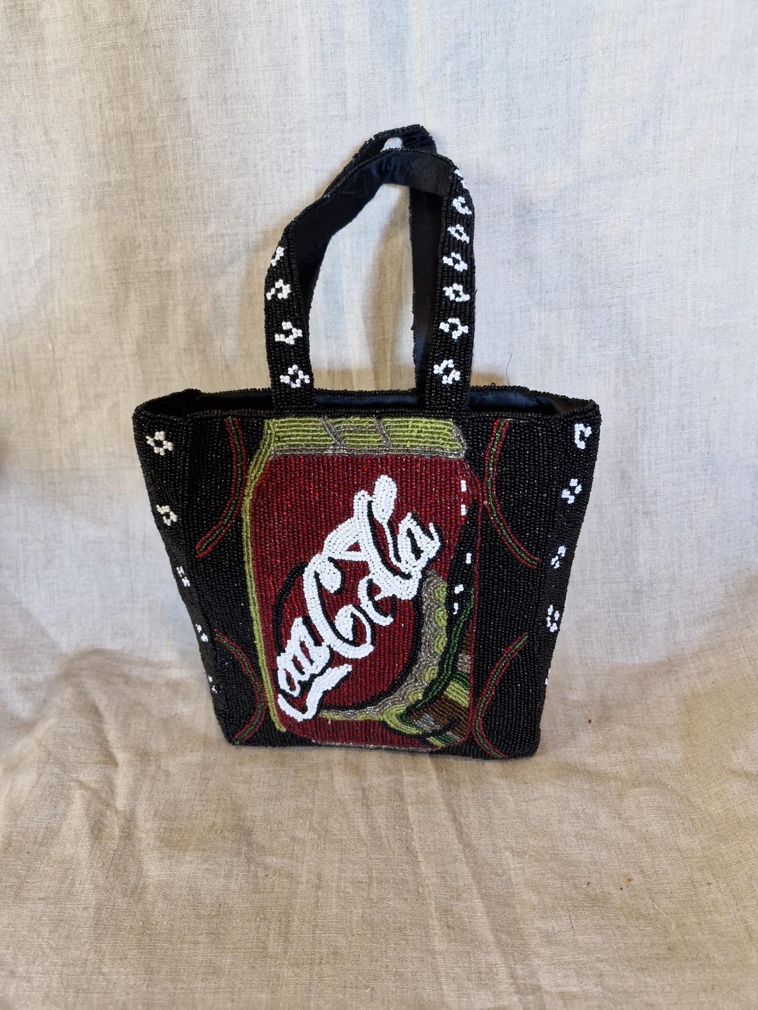 Beautifully Beaded Coca Cola Purse - Etsy