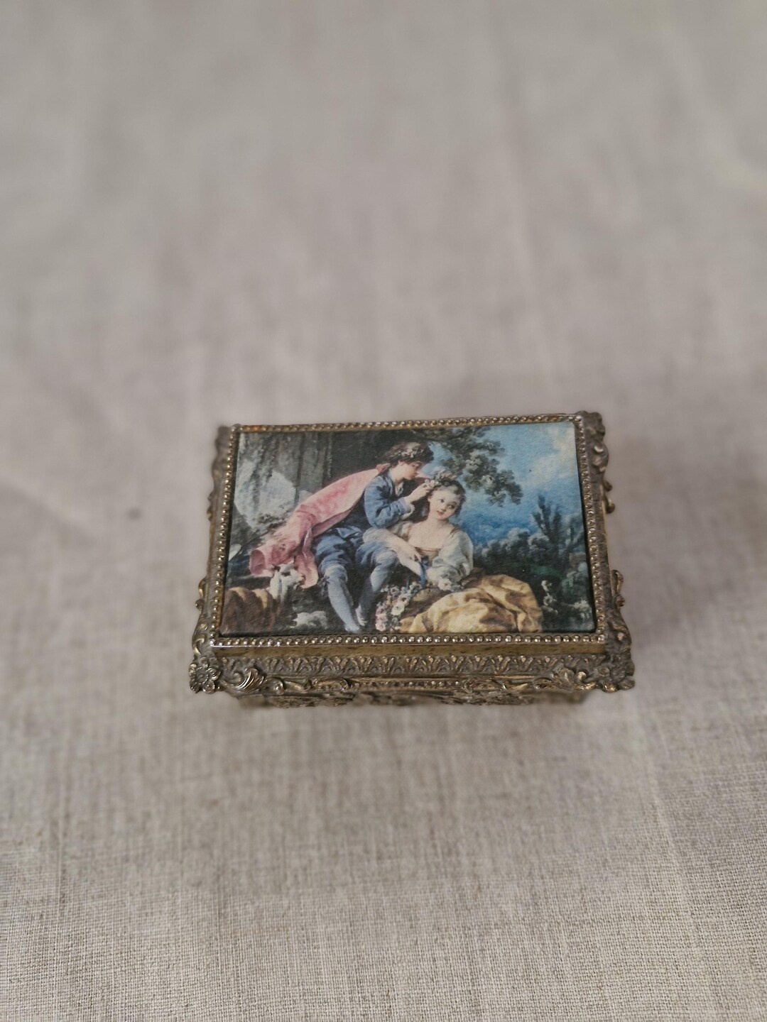 Beautiful Vtg Little Victorian Music Box 3x2x2 Inches - Etsy