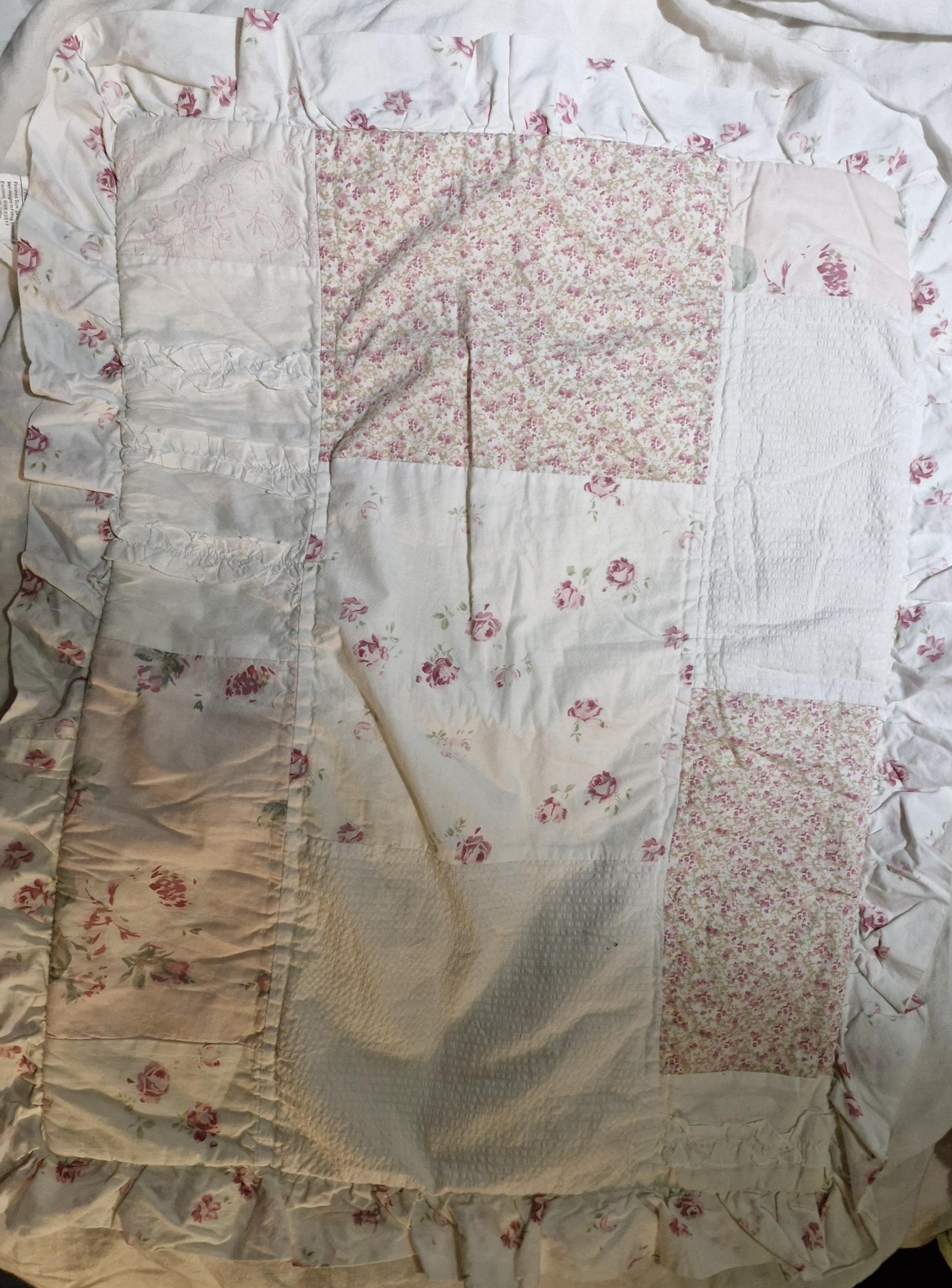 Simply Shabby Chic Patchwork Sham - Etsy