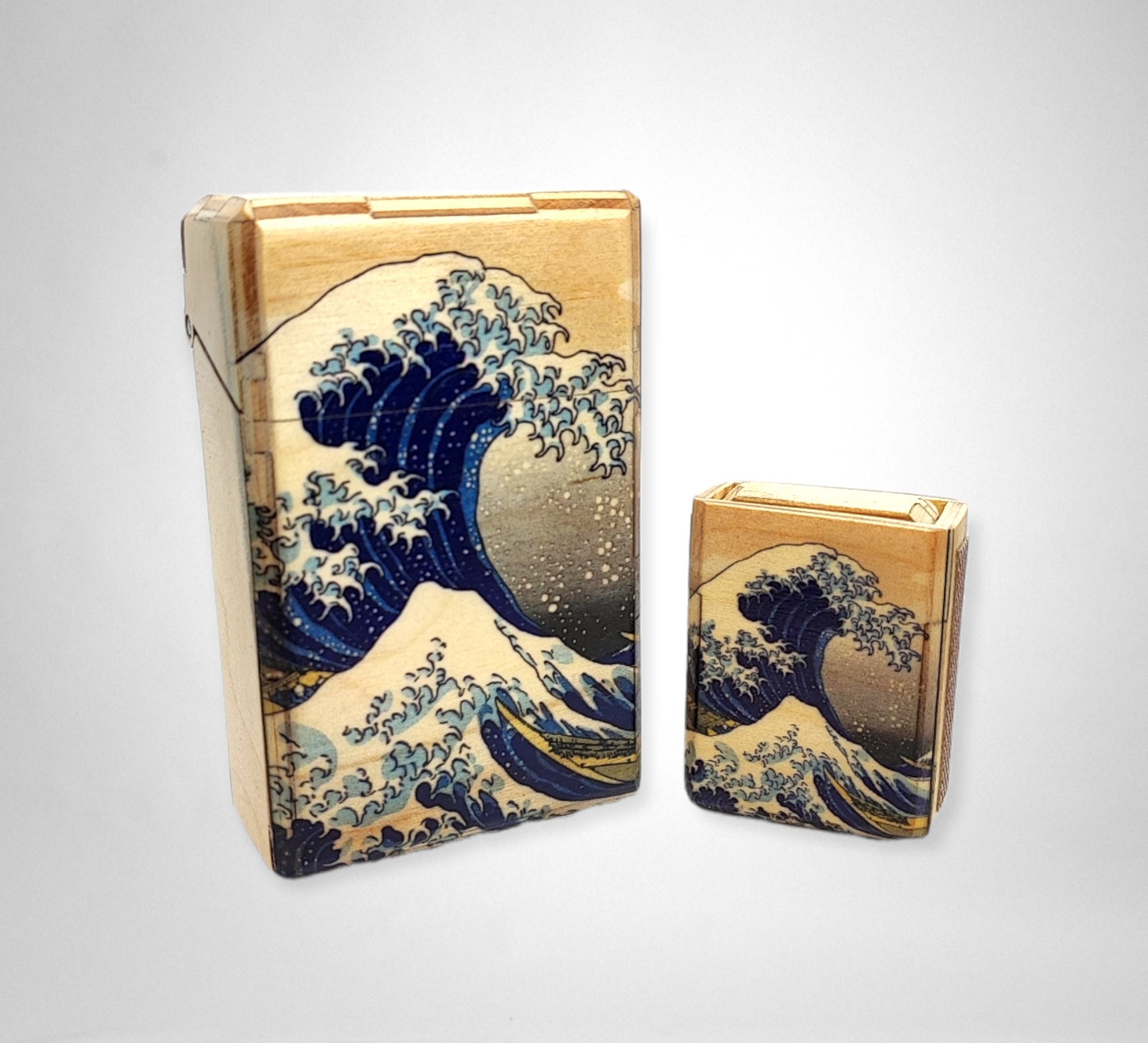 Cigarette Case With Matchbox Cigarette Box for 20 Cigarette - Etsy