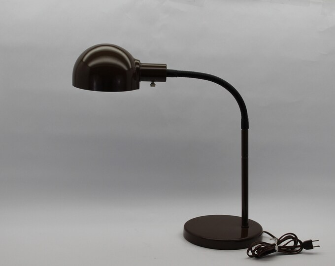 Vintage Heyco Flexible Gooseneck Desk Lamp / Art Deco Industrial Style ...