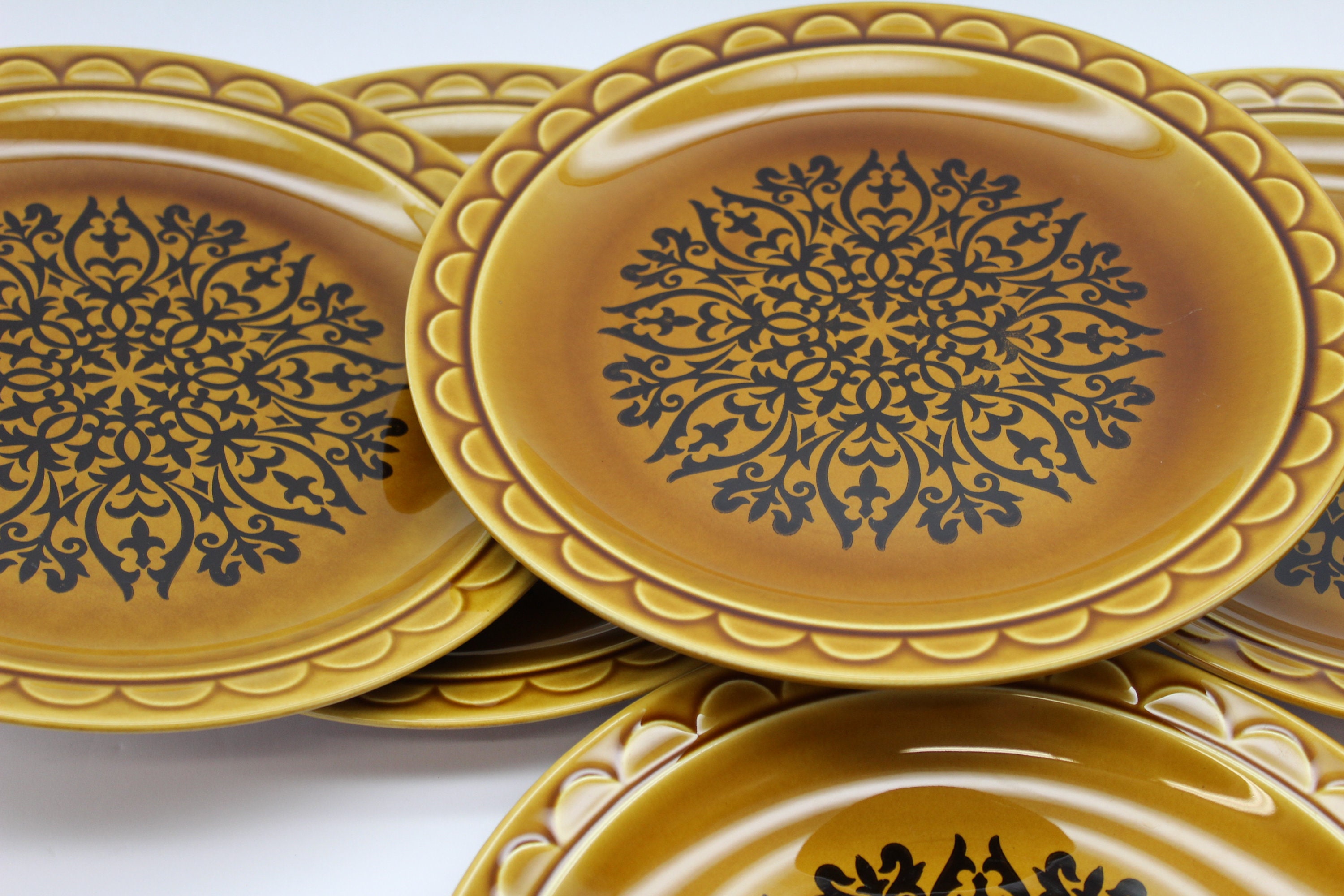 Vintage Set of 6 Castilian by Coventry Dinner Plates / Homer - Etsy