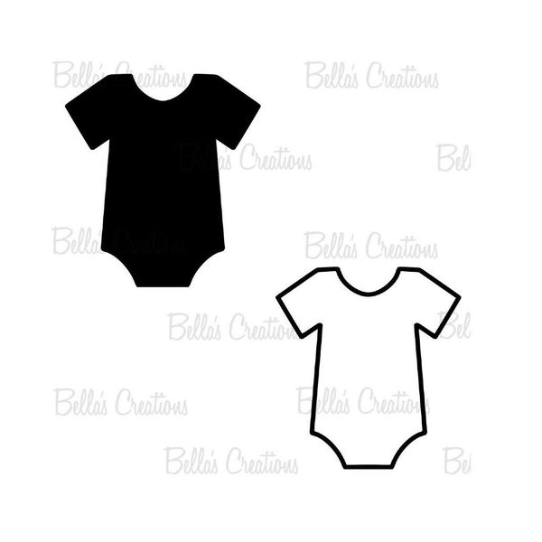 Baby Onesies Svg - Etsy