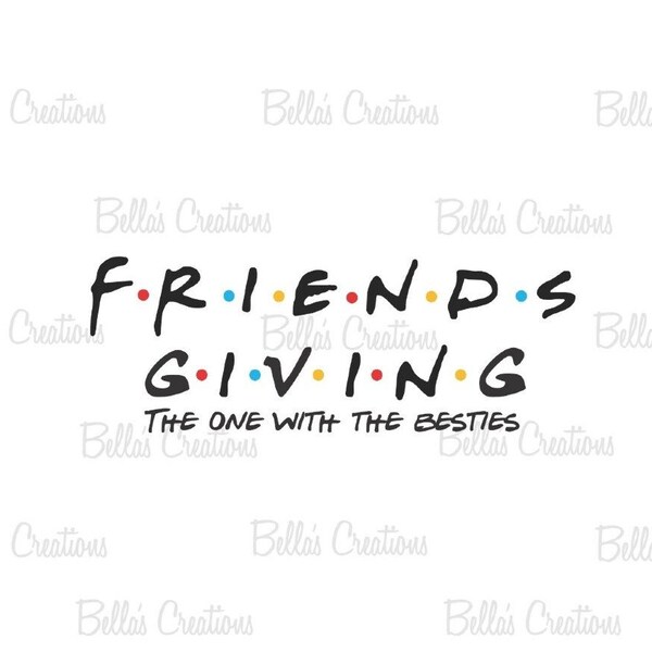Friendsgiving Svg - Etsy