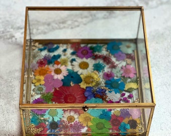 Flower Glass Box - Etsy