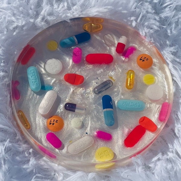 Pill Coaster - Etsy