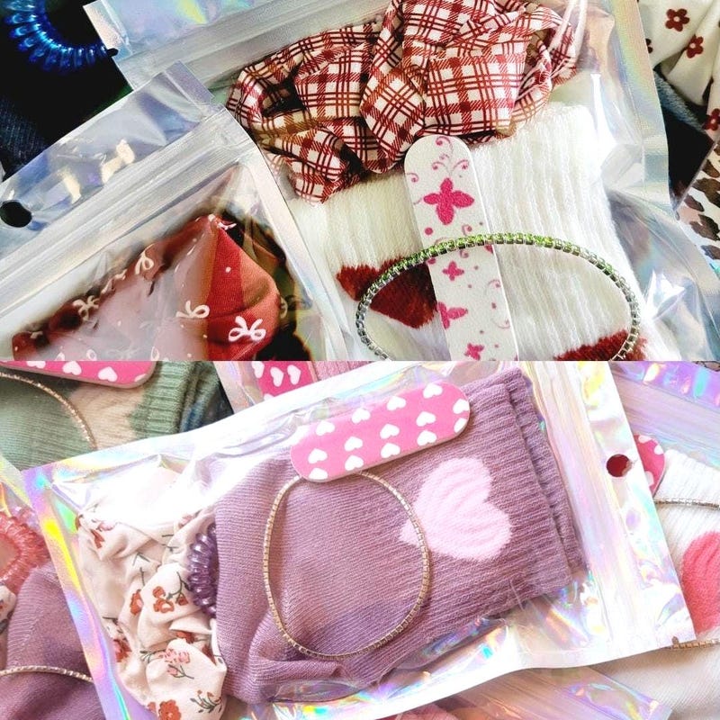 Girls Party Bags Socks - Etsy UK