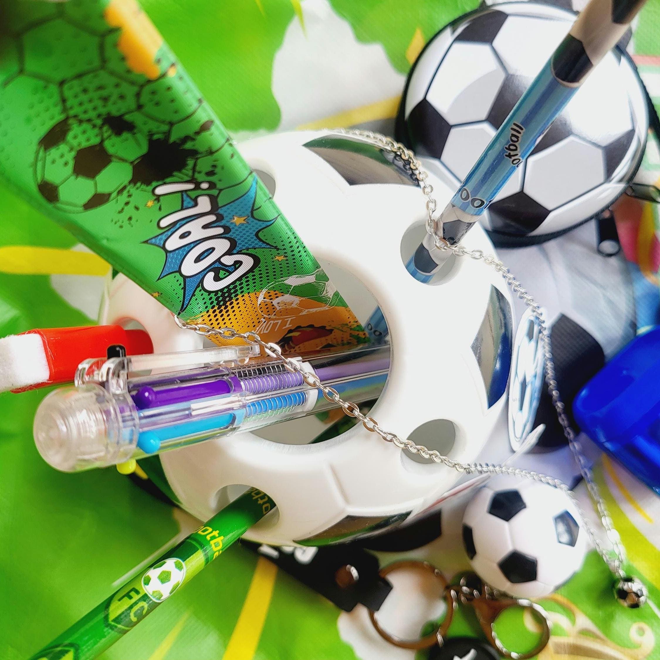 Boys/girls Mega Football Hamper Desk Organiser Pen Pot Football ...