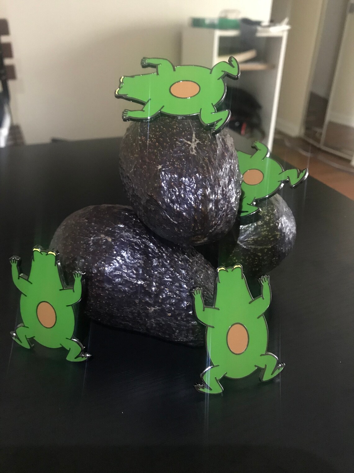 Avocado Frog Hard Enamel Pin - Etsy