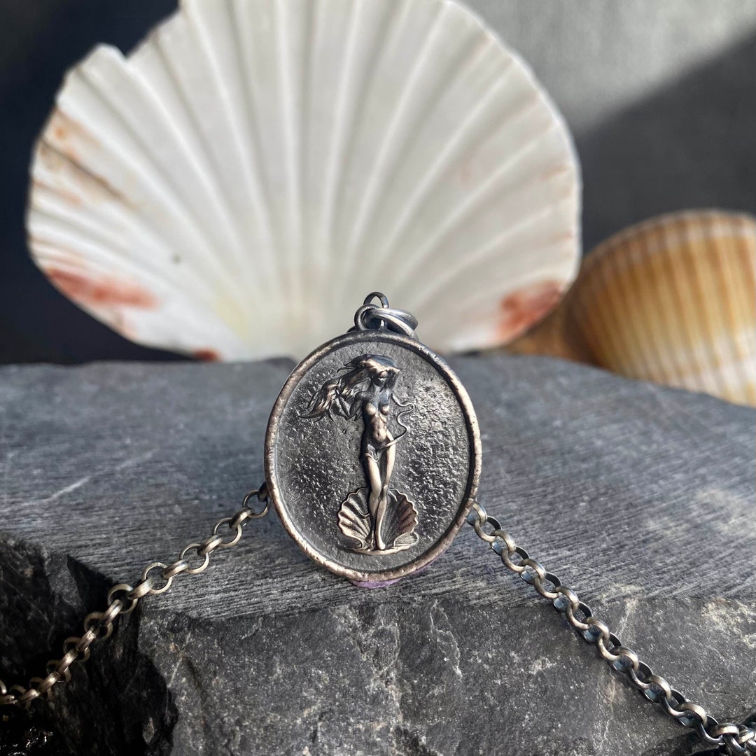 Aphrodite Greek Goddess Necklace, Beautiful Venus Ancient Roman Goddess ...