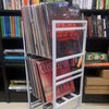 Vinyl Holder Tower // Holds up to 100 LP // Red Metal Rack - Etsy