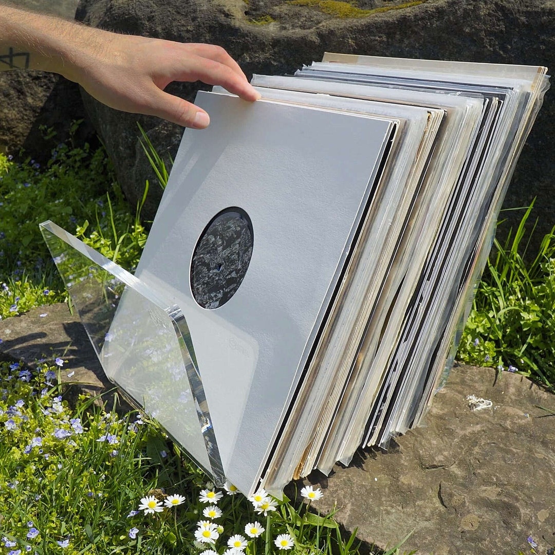 Record Storage // Acrylic LP Stand // Smart Vinyl Holder Emile - Etsy
