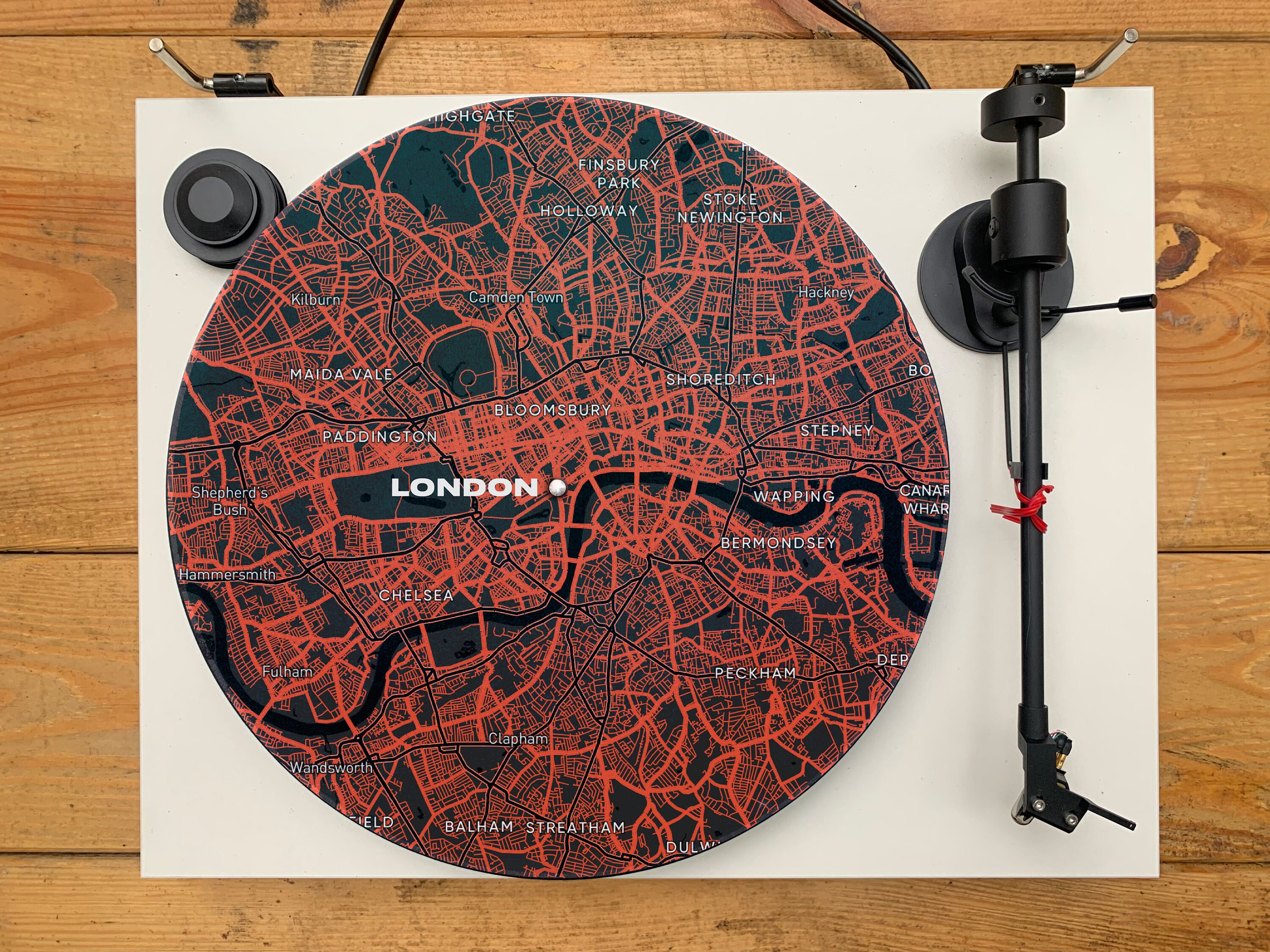 Customized Slipmat 12" With a Map of Your City - Etsy